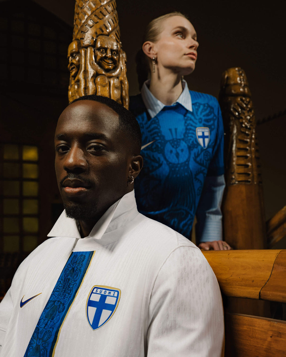 Suomi Vieraspelipaita 2025/26, Franssi painatus – Maajoukkueen Verkkokauppa