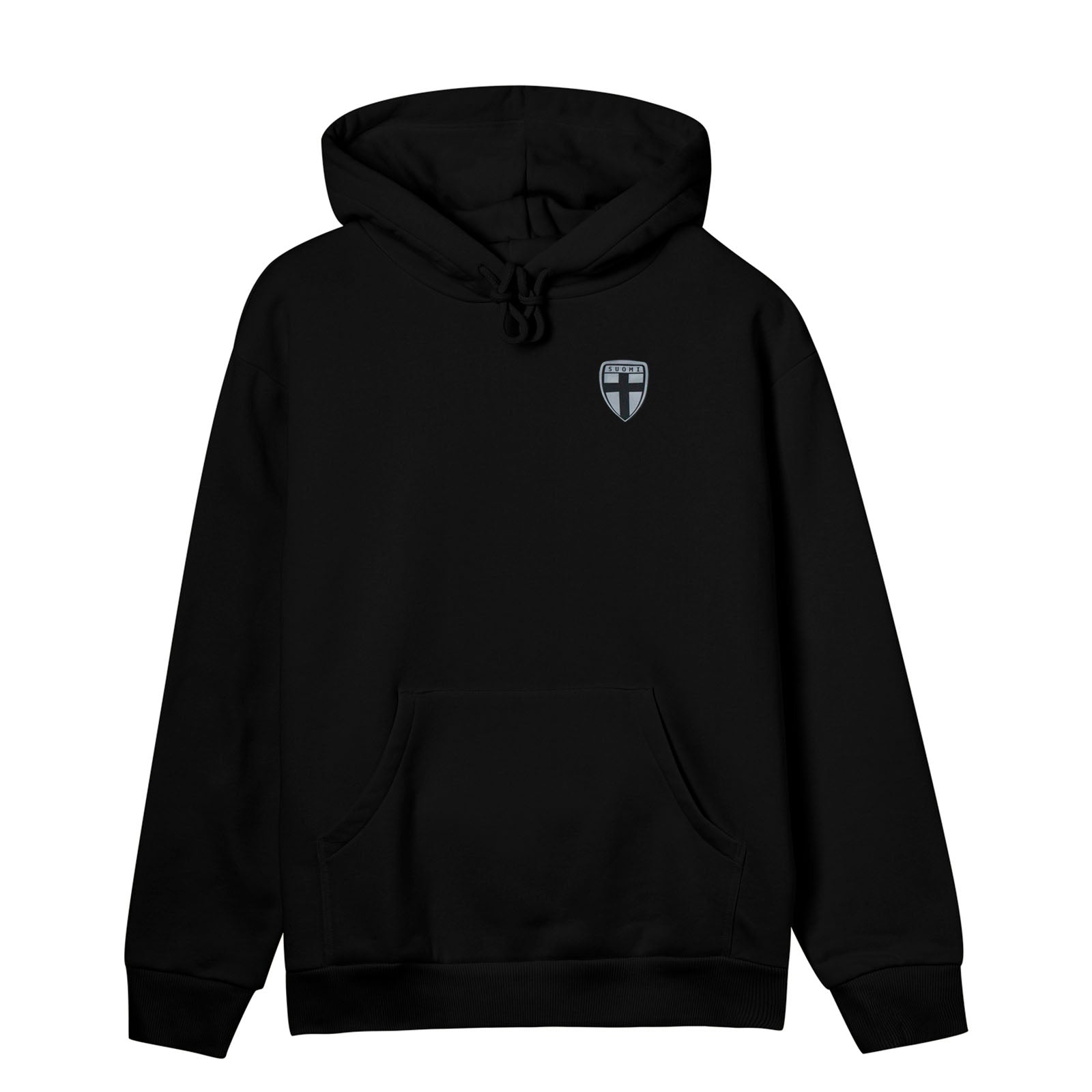 Finland hoodie with reflective logo, Black, Women – Maajoukkueen ...